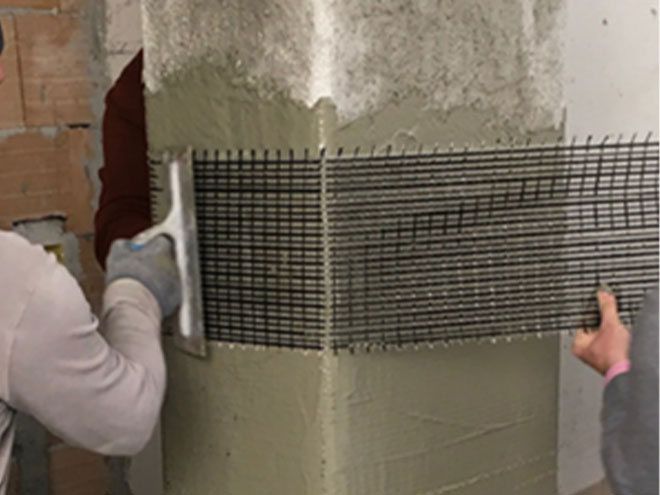 Reinforce and stabilize columns with advanced HardTape 600 galvanized ...